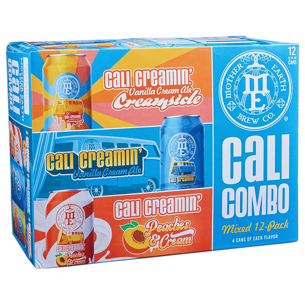 Mother Earth Cali Combo Mixed Pack 12pk 12 oz Cans - Applejack