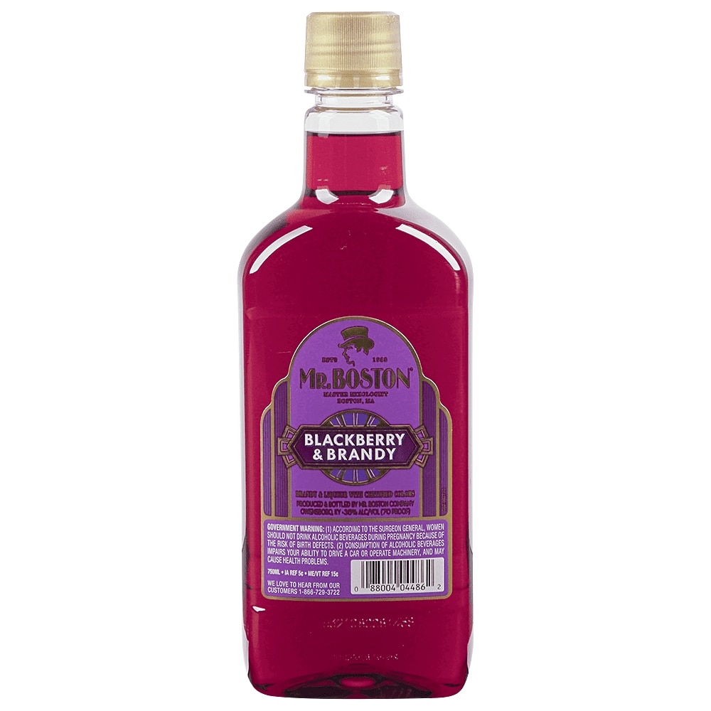 Mr Bostons Blackberry Brandy 750 ml - Applejack