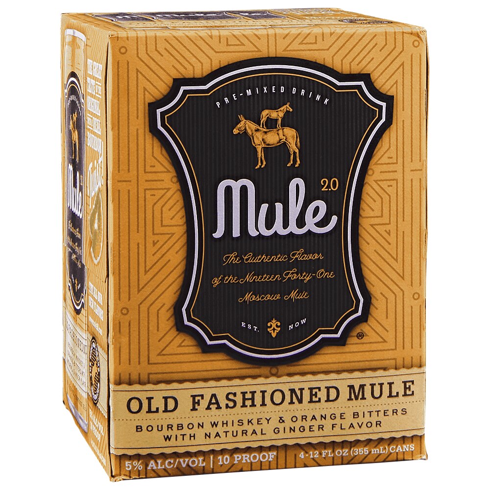 Mule 2.0 Old Fashioned Mule 4pk 12 oz Cans - Applejack