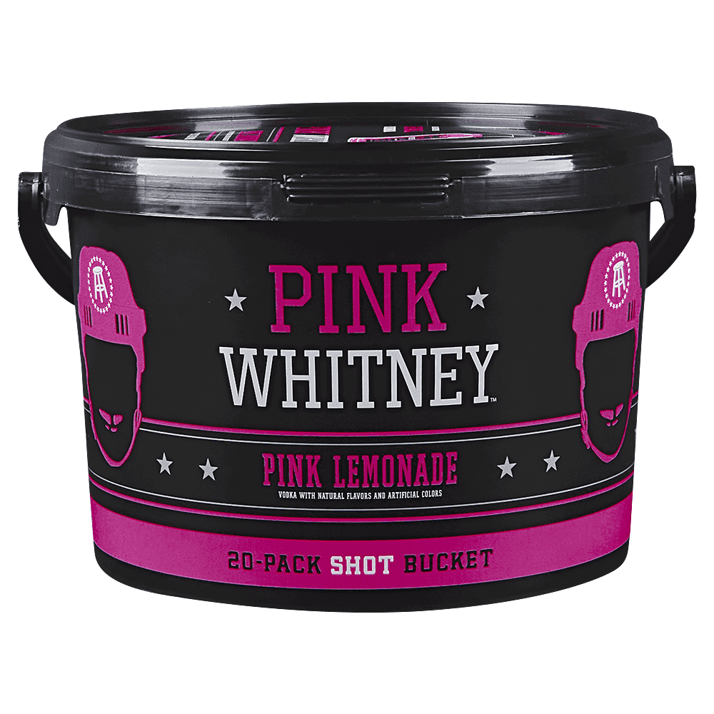 New Amsterdam Pink Whitney Bucket 20pk 50 ml - Applejack