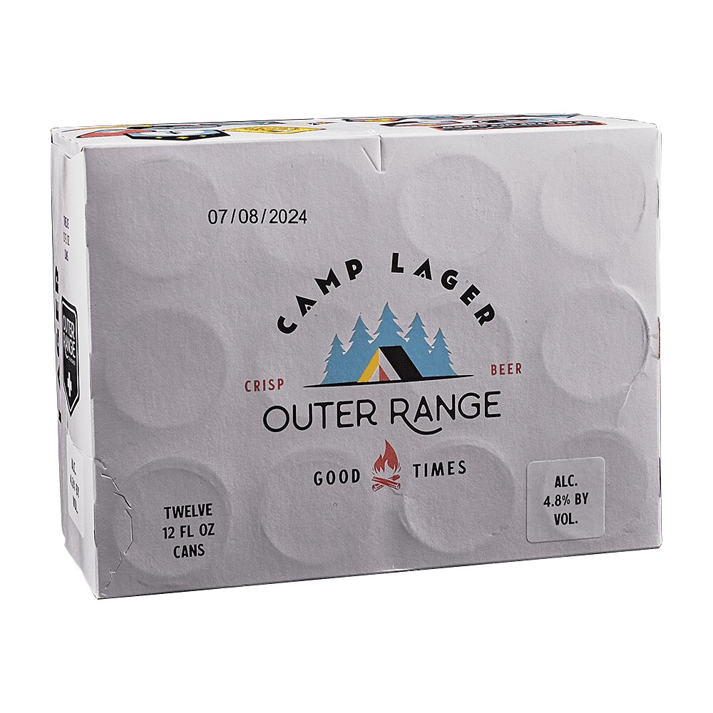 Outer Range Camp Lager 12pk 12 oz Cans - Applejack