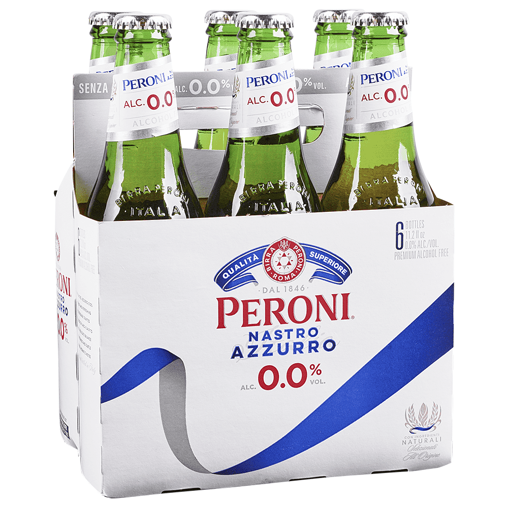 Peroni 0.0 6pk 11 oz Bottles - Applejack