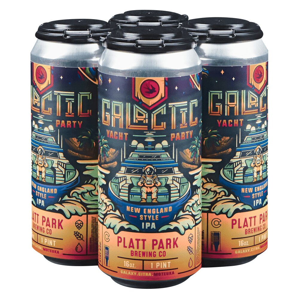 Platt Park Galactic Yacht Party IPA 4pk 16 oz Cans - Applejack