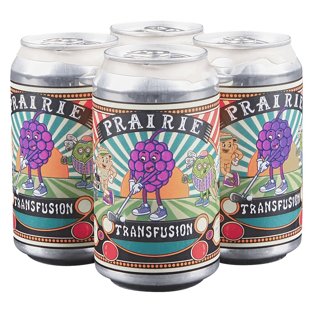 Prairie Transfusion 4pk 12 oz Cans - Applejack