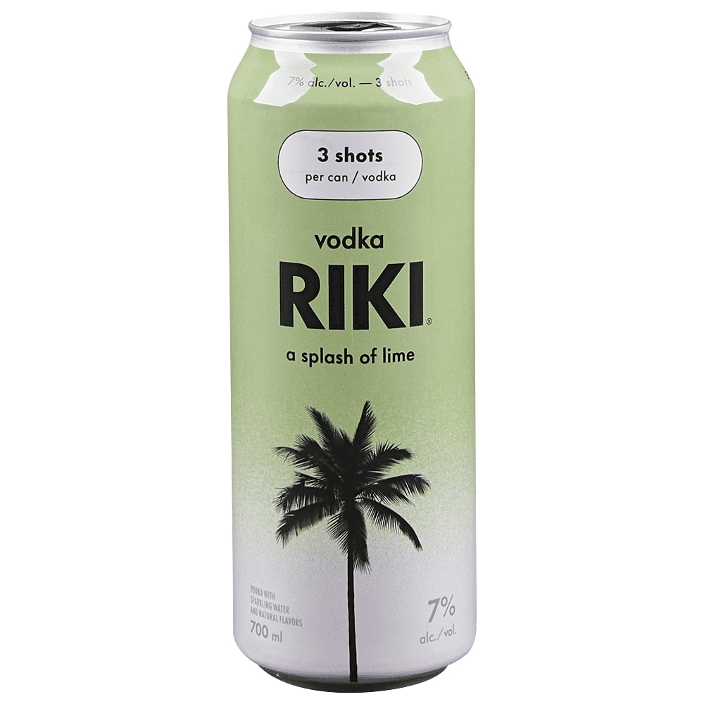 Riki Vodka Lime 24 oz Can - Applejack
