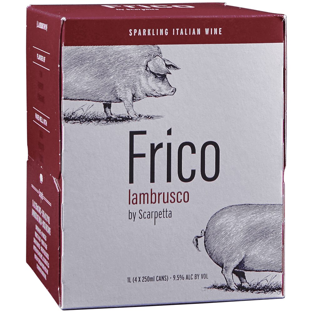 Scarpetta Frico Lambrusco 4 pack cans 250 ml - Applejack