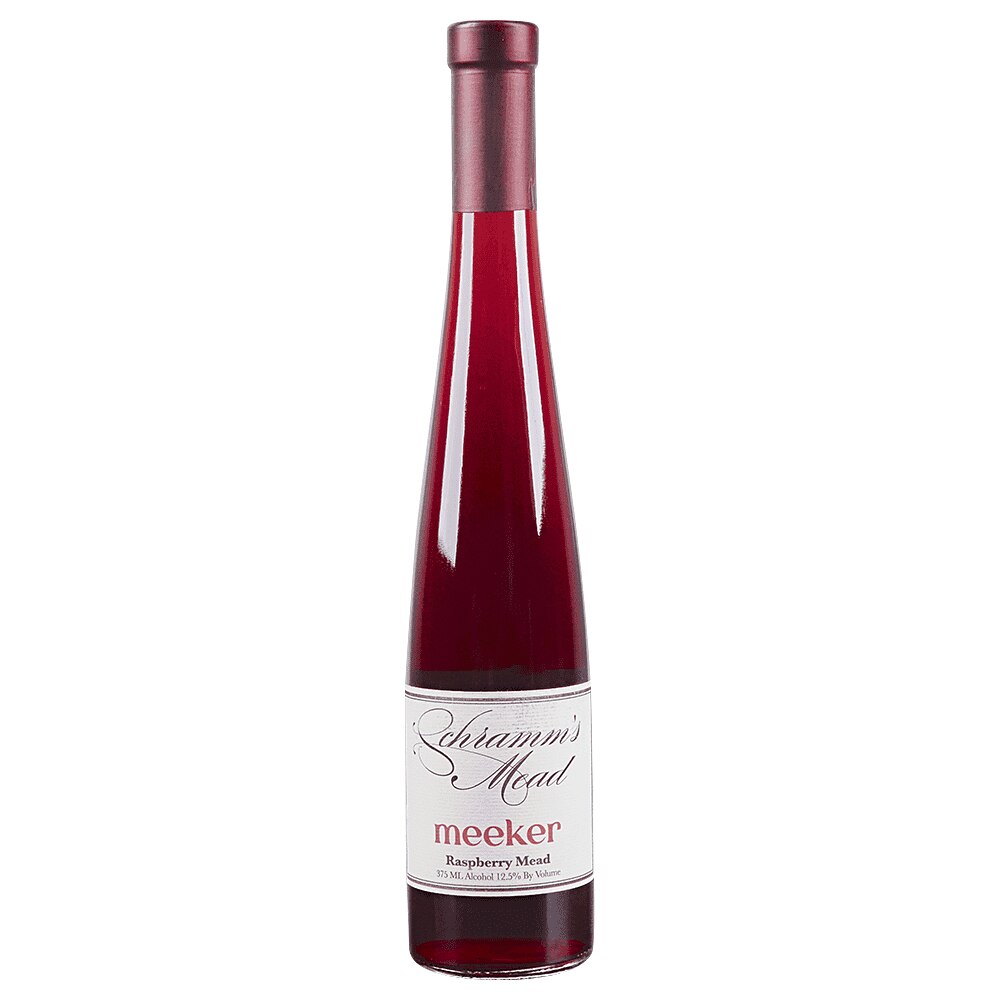 Schramms Meeker Raspberry Mead 375ml Bottle - Applejack