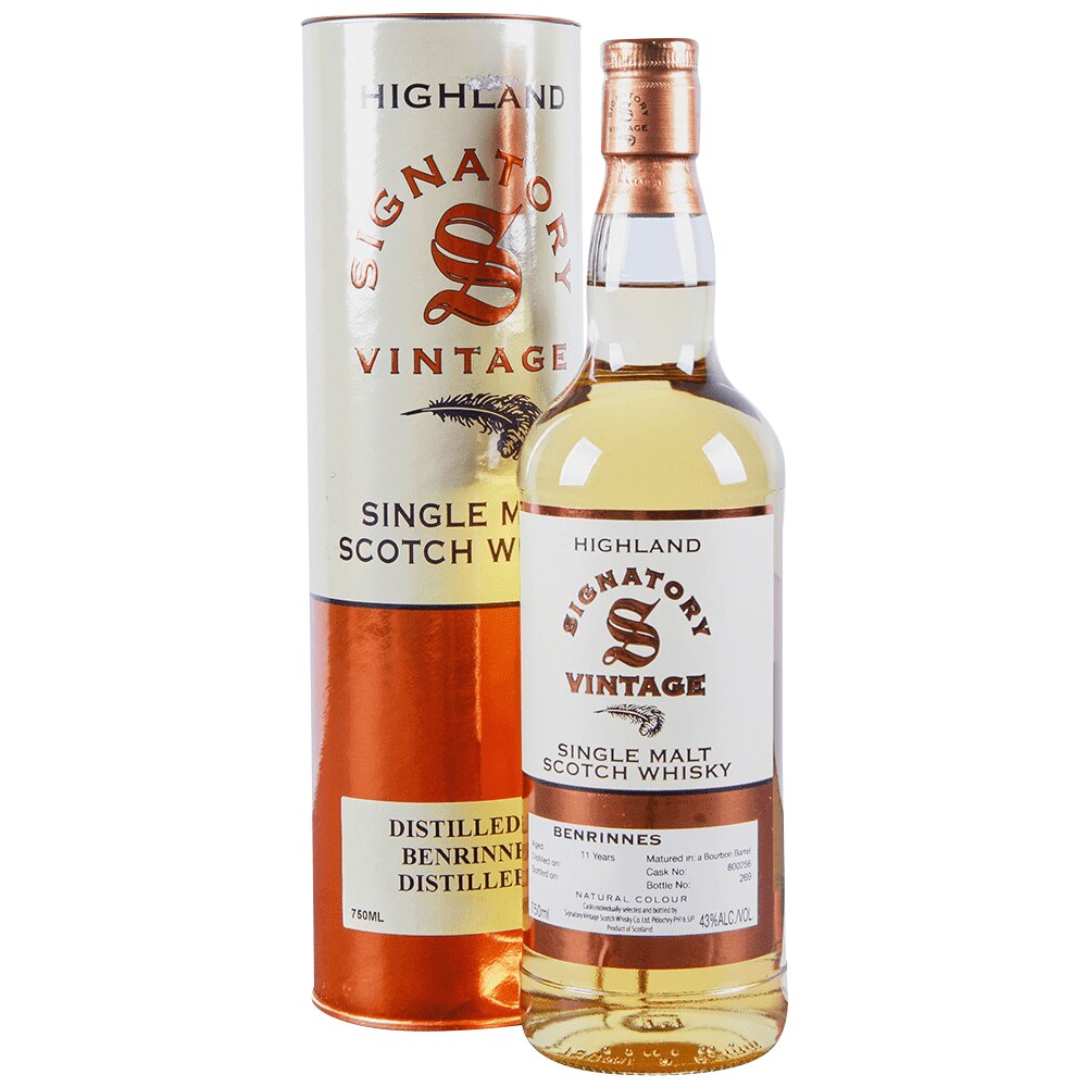 Signatory Benrinnes 2008 Scotch 750 ml - Applejack