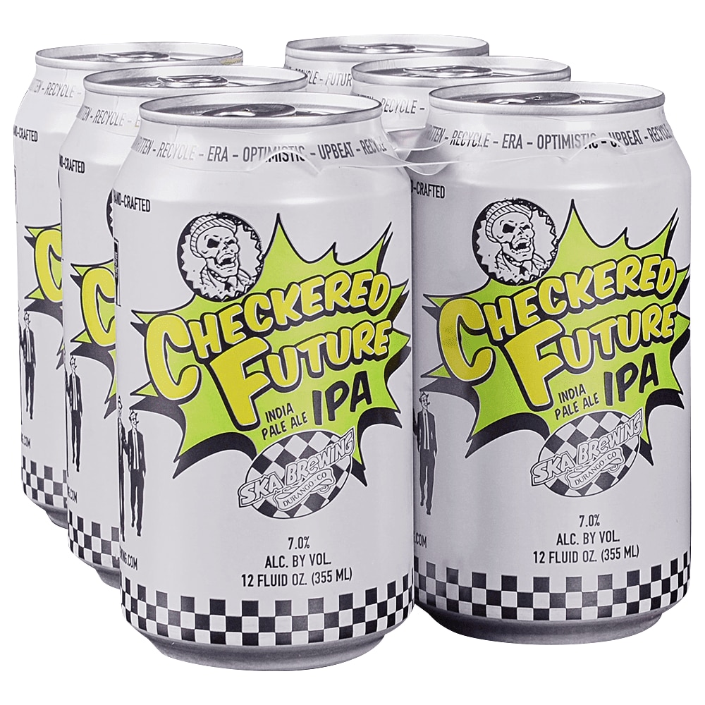 Ska Checkered Future IPA 6pk 12 oz Cans - Applejack