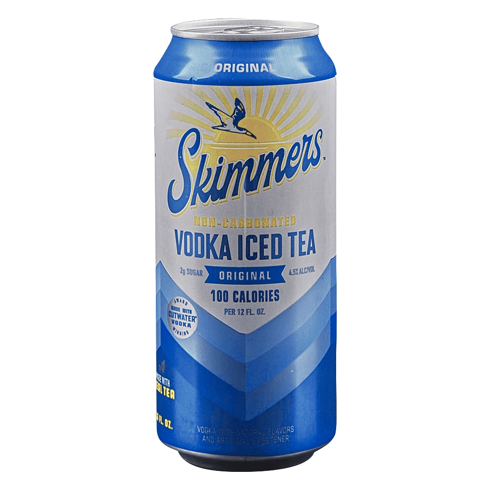 Skimmer Vodka Tea Original 16 oz Can - Applejack