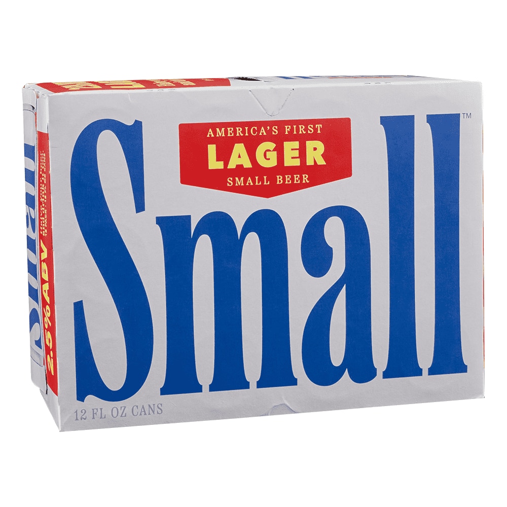 Small Beers Lager 12pk 12 oz Cans - Applejack