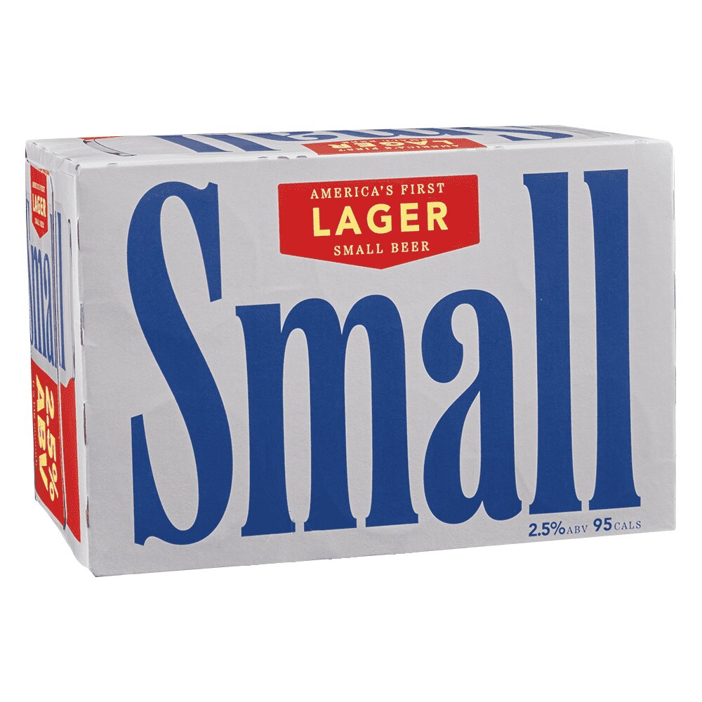 Small Beers Lager 6pk 12 oz Cans -Applejack