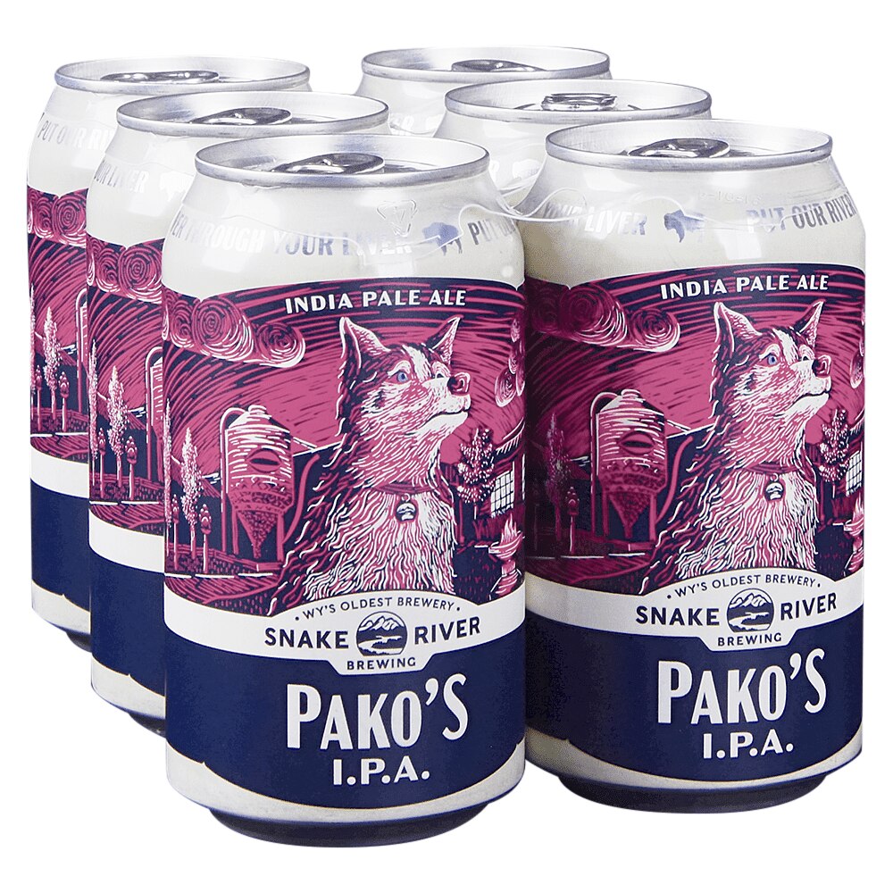 Snake River Pako's IPA 6pk 12 oz Cans - Applejack