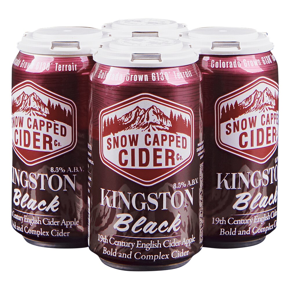Snow Capped Kingston Black 4pk 12 oz Cans - Applejack