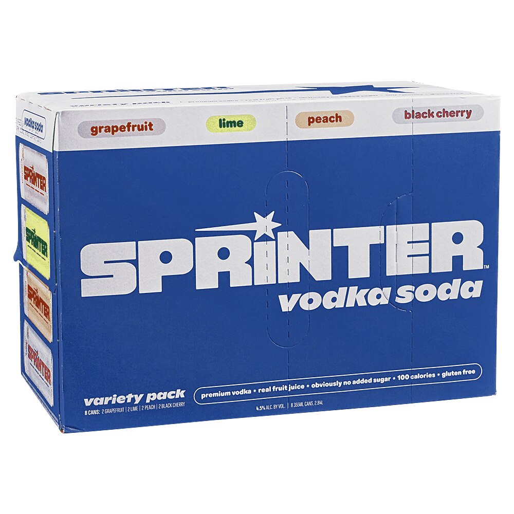 Sprinter Variety 8pk 12 oz Cans - Applejack