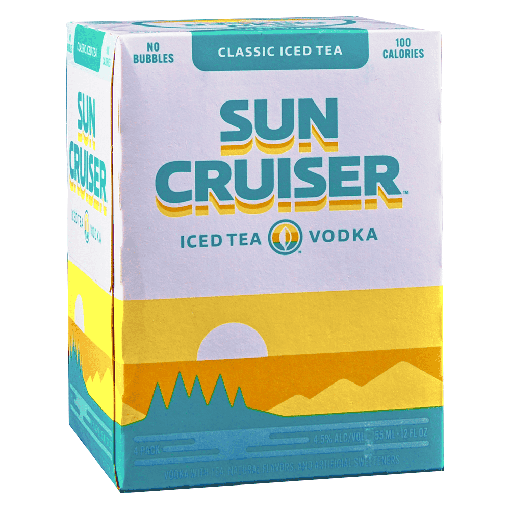 Sun Cruiser Classic Ice Tea 4pk 12oz cans - Applejack