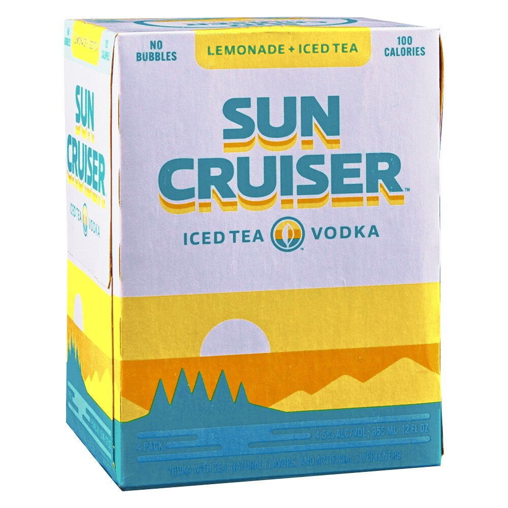 Sun Cruiser Lemonade & Ice Tea 4pk 12oz cans - Applejack