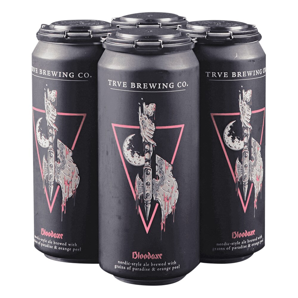 TRVE Bloodaxe Nordic Ale 4pk 16 oz Cans - Applejack