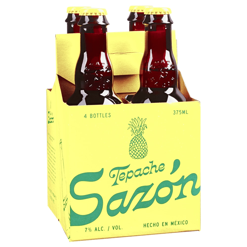 Tepache Sazon Pineapple 4pk 375 ml Bottles - Applejack