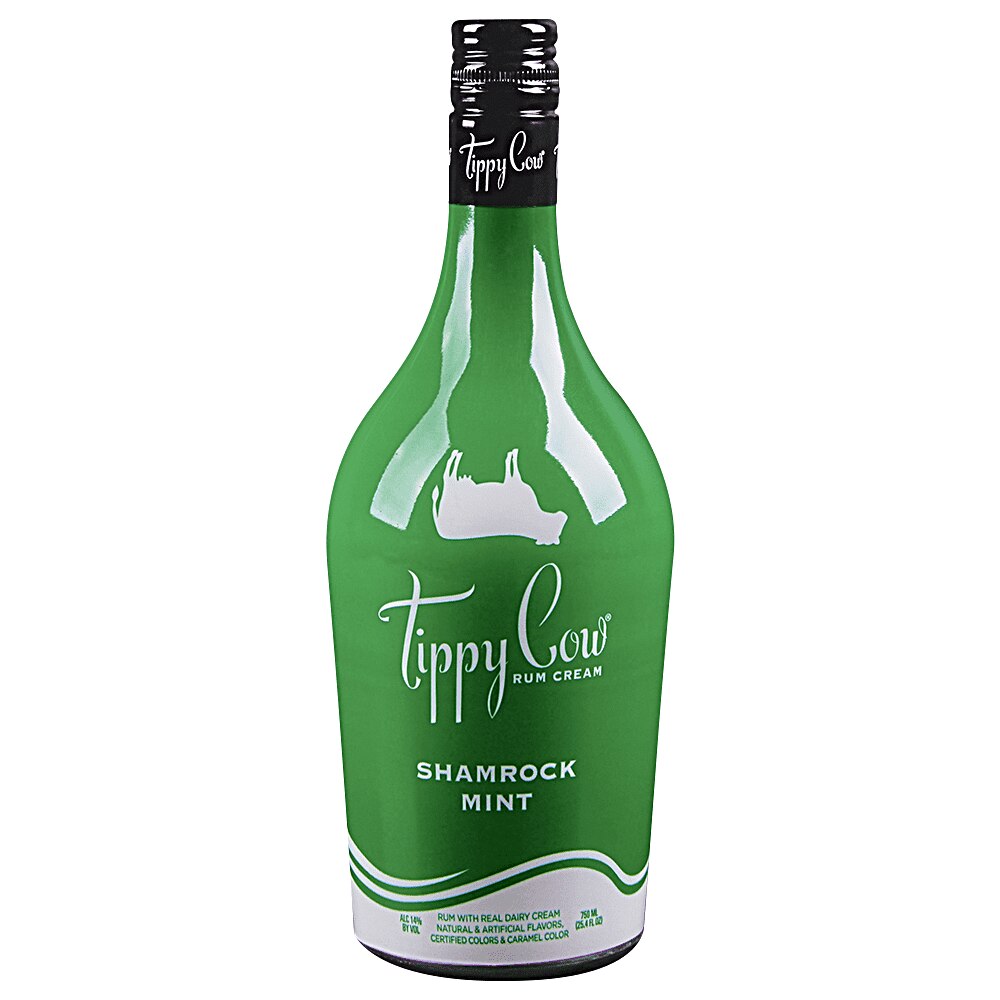 Tippy Cow Shamrock Mint Liqueur 750 ml - Applejack
