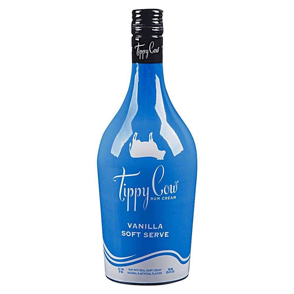 Tippy Cow Vanilla Soft Serve Cream Liqueur 750 ml - Applejack