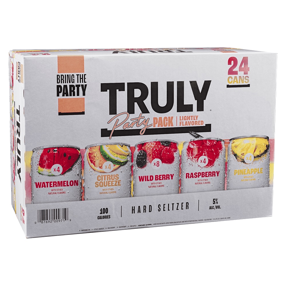 Truly Party Pack 24pk 12 oz Cans - Applejack