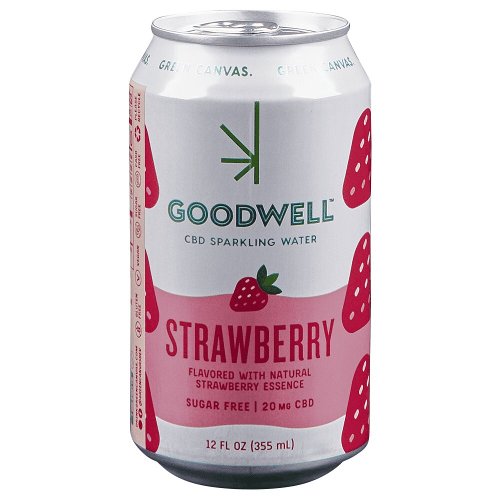 Untitled Art Goodwell Strawberry CBD 12 oz Can - Applejack