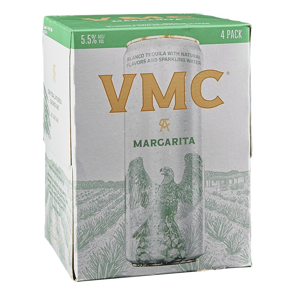 VMC Tequila Margarita RTD 4pk 12 oz Cans - Applejack