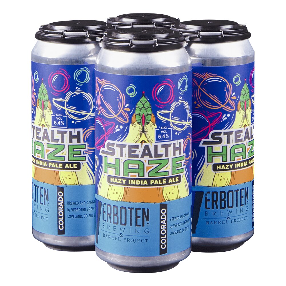 Verboten Stealth Haze 4pk 16 oz Cans - Applejack