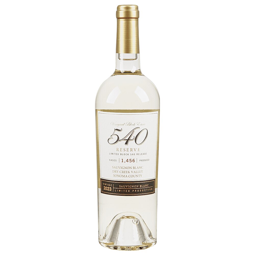 Vineyard Block Estate Block 540 Sauvignon Blanc Dry Creek 750 ml ...