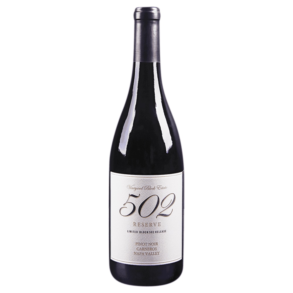 Vineyard Block Estate Block 502 Pinot Noir Carneros Reserve 750 ml ...