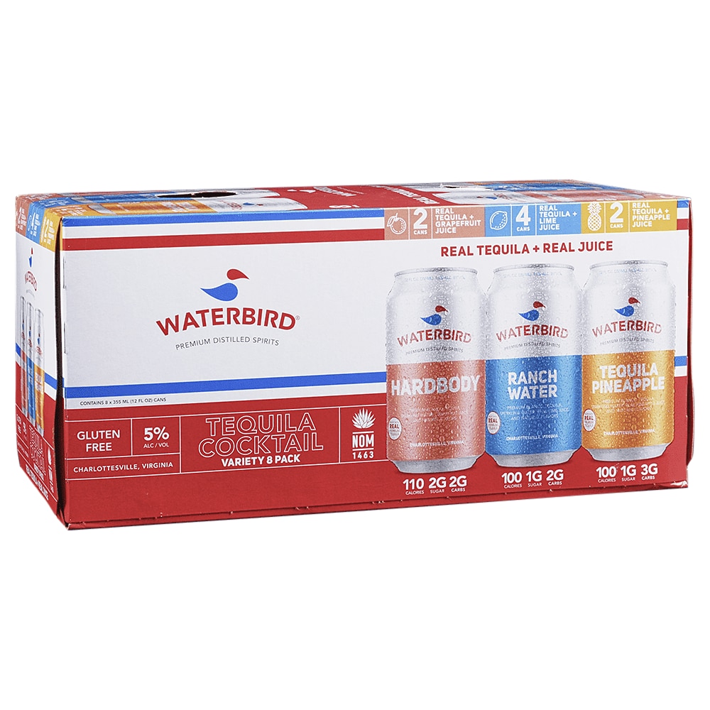 Waterbird Tequila Variety 8pk 12 oz Cans - Applejack