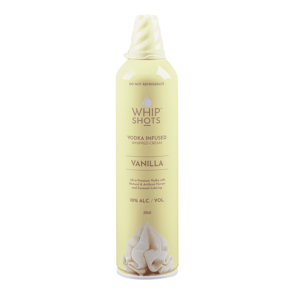 Whipshots Vanilla Vodka Whipped Cream 200 ml - Applejack