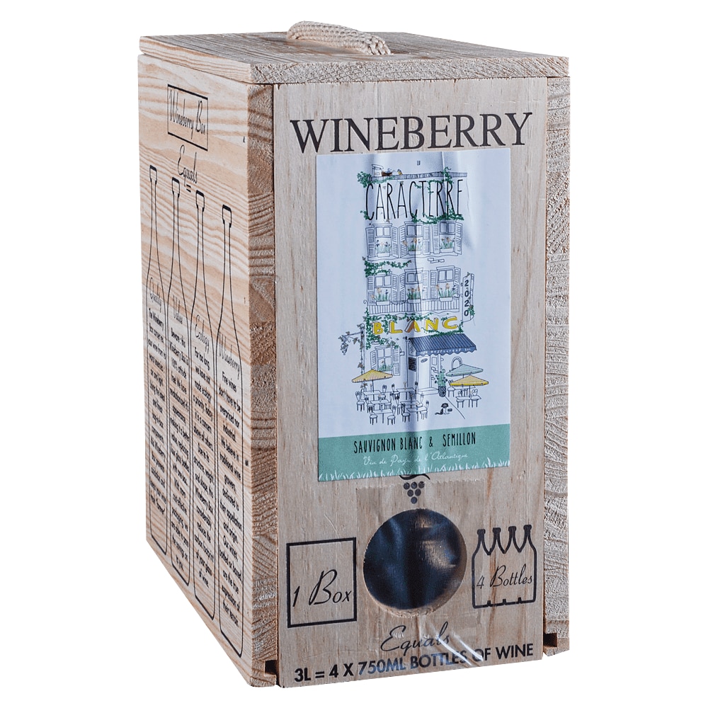 Wineberry Caracterre White 3.0 L Box - Applejack