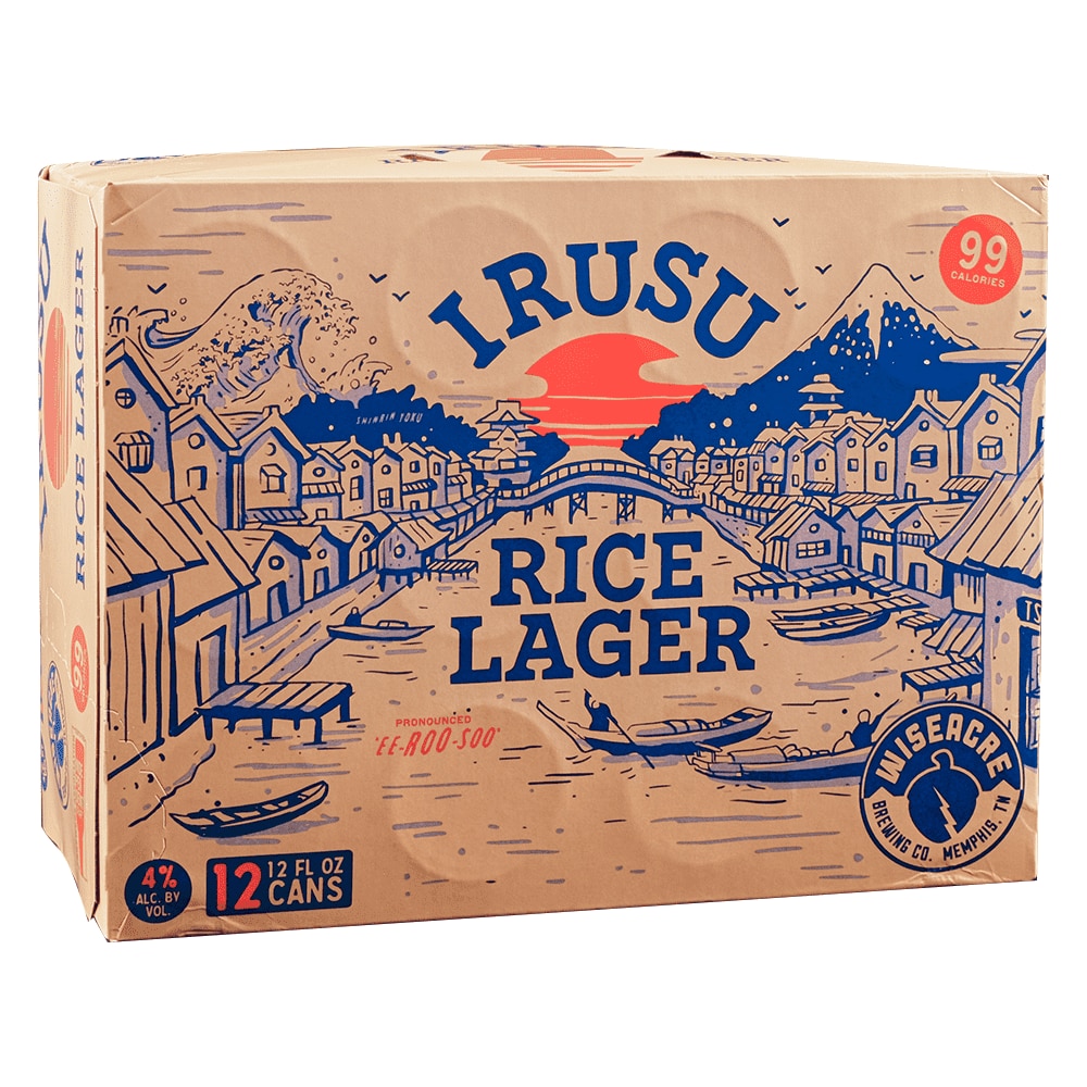 Wiseacre Irusu Japanese Rice Lager 12pk 12 oz Cans - Applejack