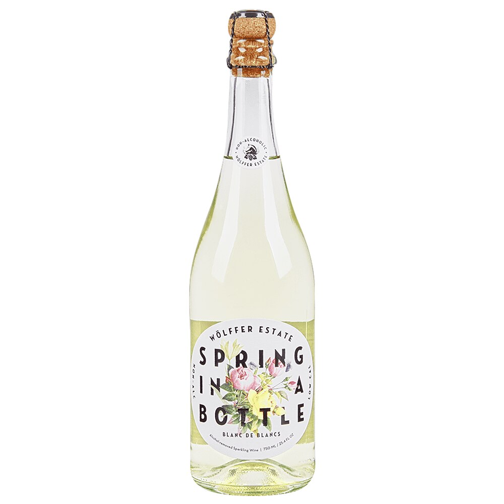 Wolffer Estate Spring in a Bottle Non-Alcoholic Blanc De Blancs 750 ml ...