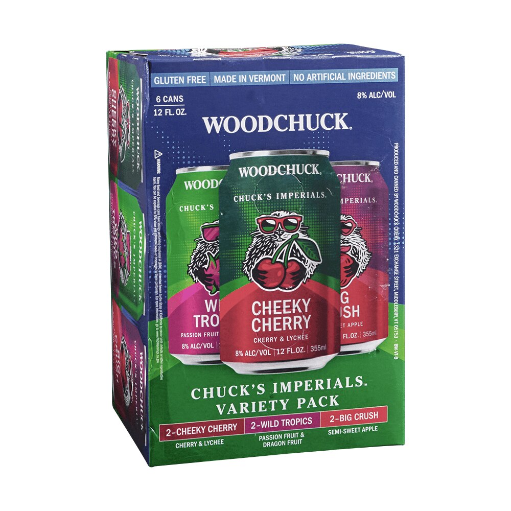 Woodchuck Chucks Imperial Variety 6pk 12 oz Cans - Applejack