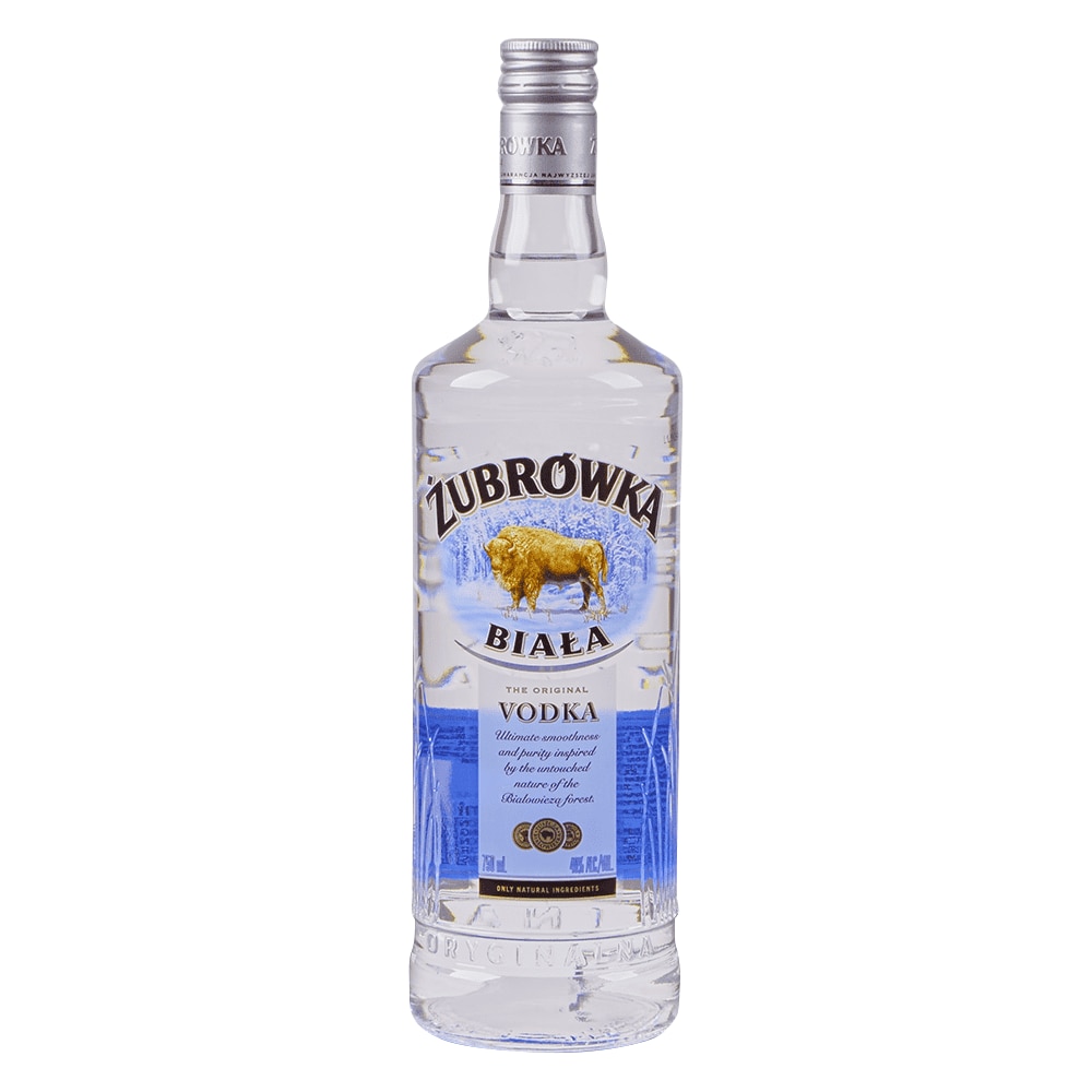 Zubrowka Biala Vodka 750 ml - Applejack